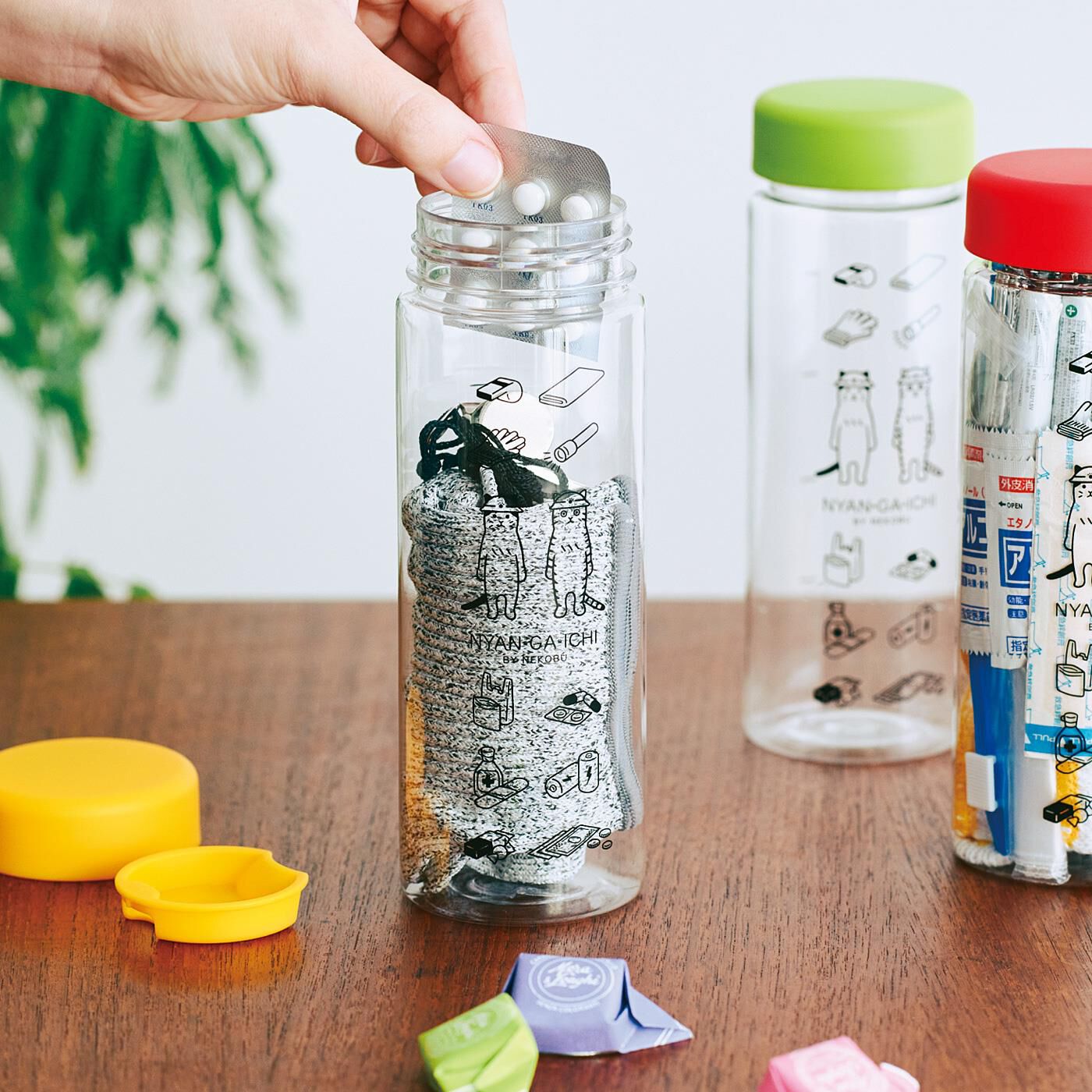 もしものグッズを詰めて手軽に持ち運べる！「防災ボトル」が「NYAN GA ICHI（にゃんがいち）」から登場！│フェリシモ猫部